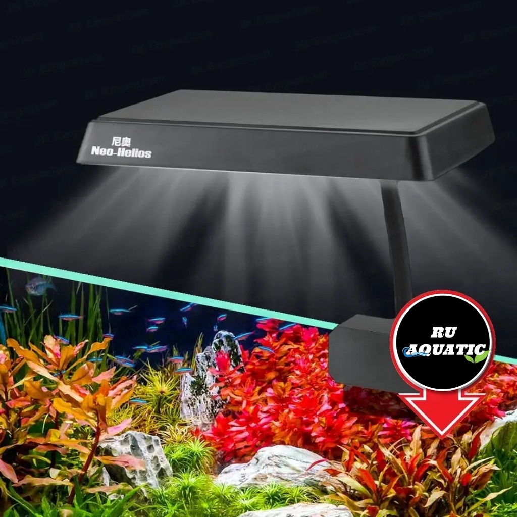 Neo Helios Flat Nano S3 Full Spectrum LED Planted Tank Aquarium Light ...