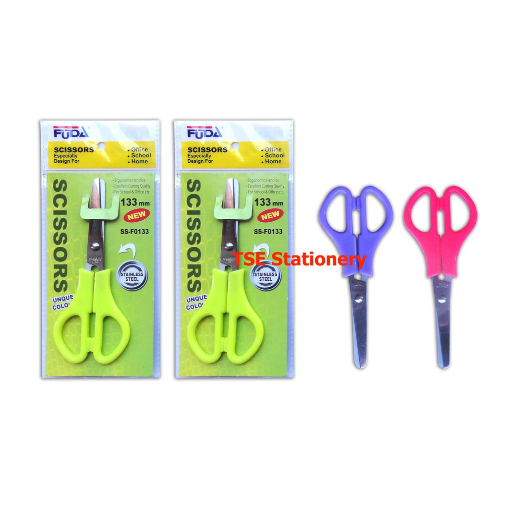 Fuda SSF0133 13.3CM / 5 Inch Round Head Student Scissor Gunting ...