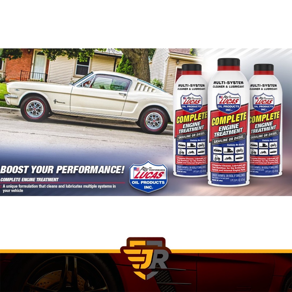 Lucas Oil 100% Genuine Engine Treatment (473ml) | JR Performance ...