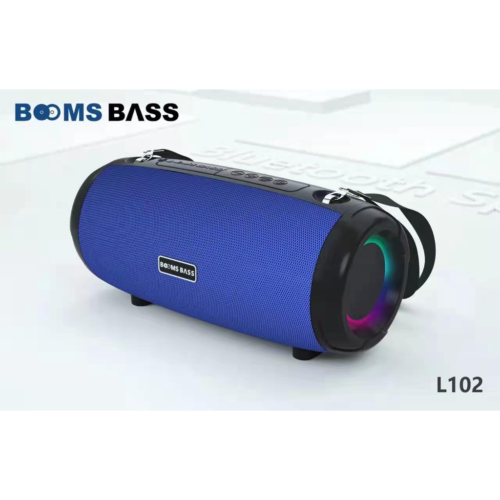 BOOMS BASS L102 TWS Wireless Bluetooth 5.0 Portable Speaker ...