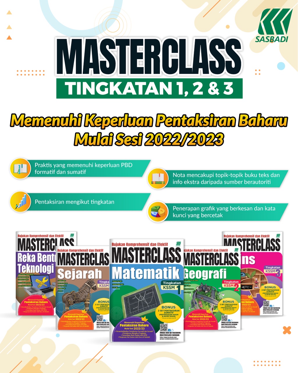 MASTERCLASS KSSM TING. 1, 2, 3 (2022) | Shopee Malaysia