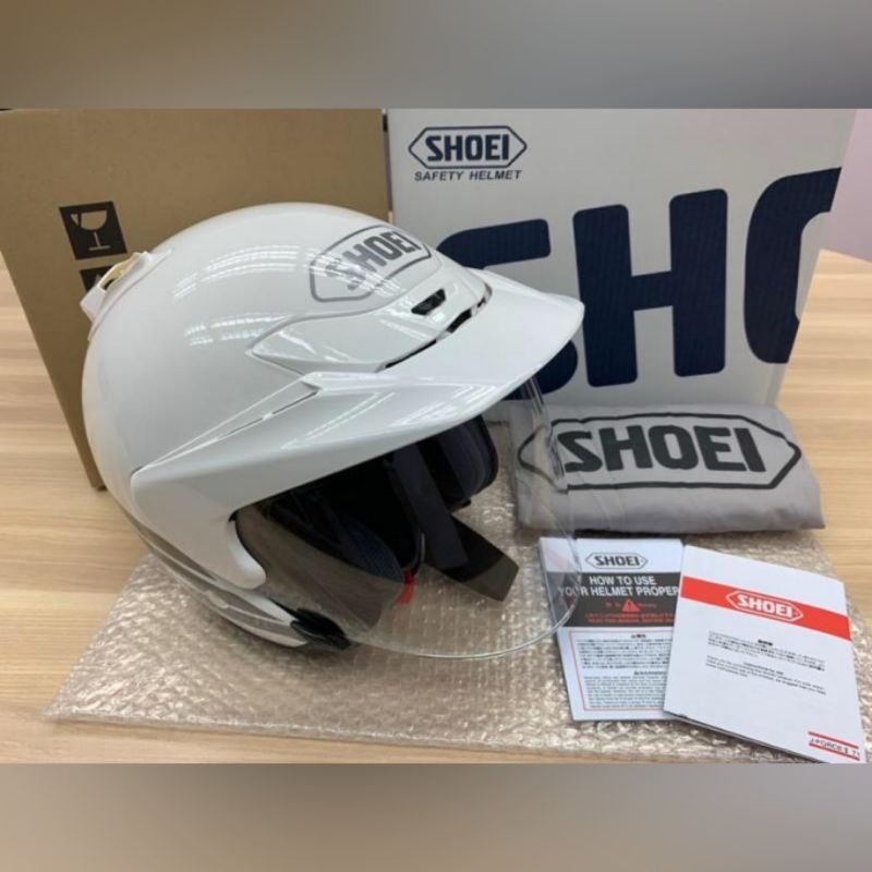 SHOEI JFORCE-2 HONDA WHITE/BLACK | Shopee Malaysia