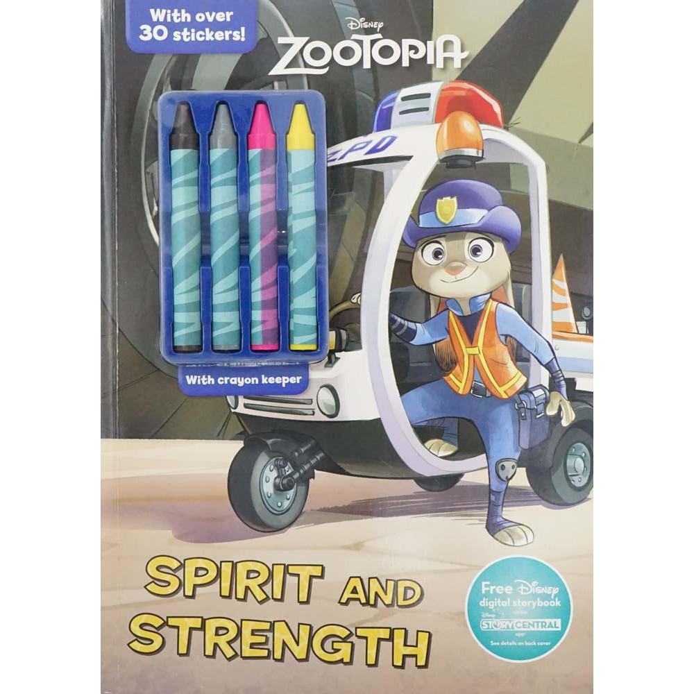 (BBW) Spirit And Strength Coloring Book With Crayons (Disney Zootopia ...