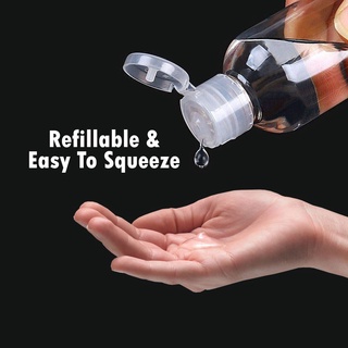 DC Botol Picit Plastik Lutsinar Plastic Flip Cap Bottle Transparent ...