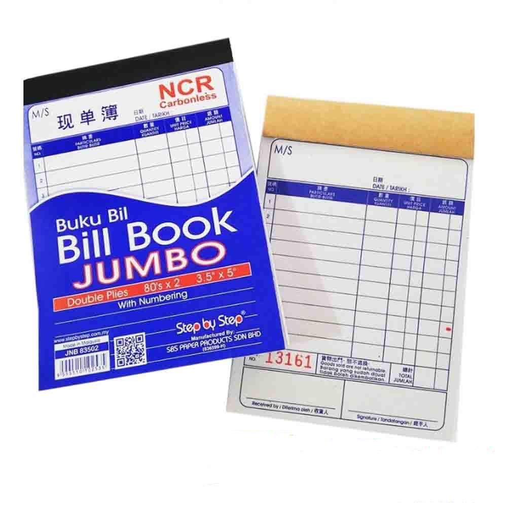 SBS Carbonless Mini Bill Book 2ply 3.5x5 | Lazada