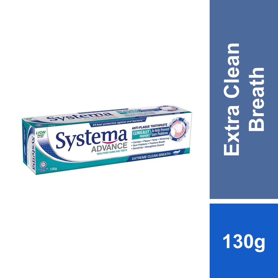 Systema Advance Anti Plaque Toothpaste Extra Clean Breath 130g | Shopee ...