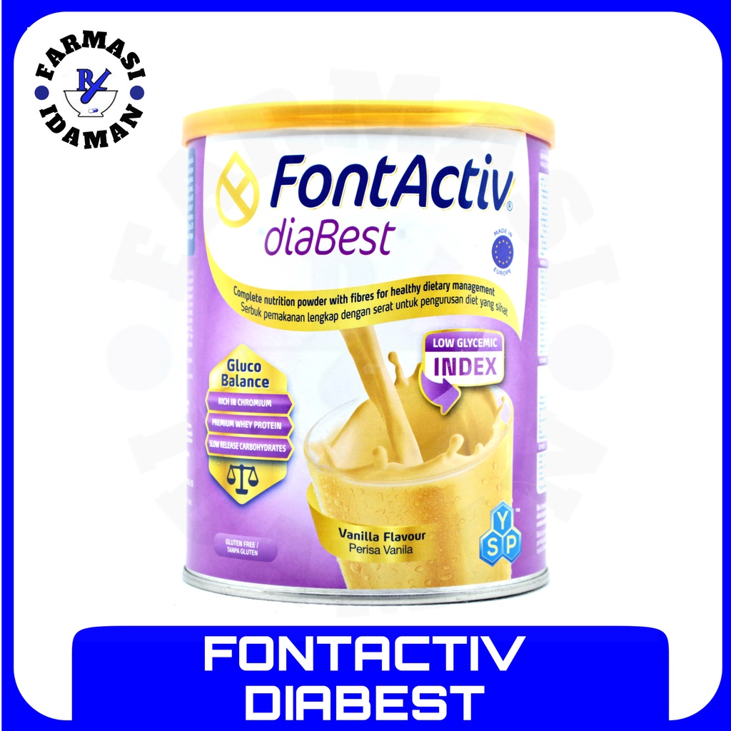 FontActiv diaBest 400g (Vanilla) | Shopee Malaysia