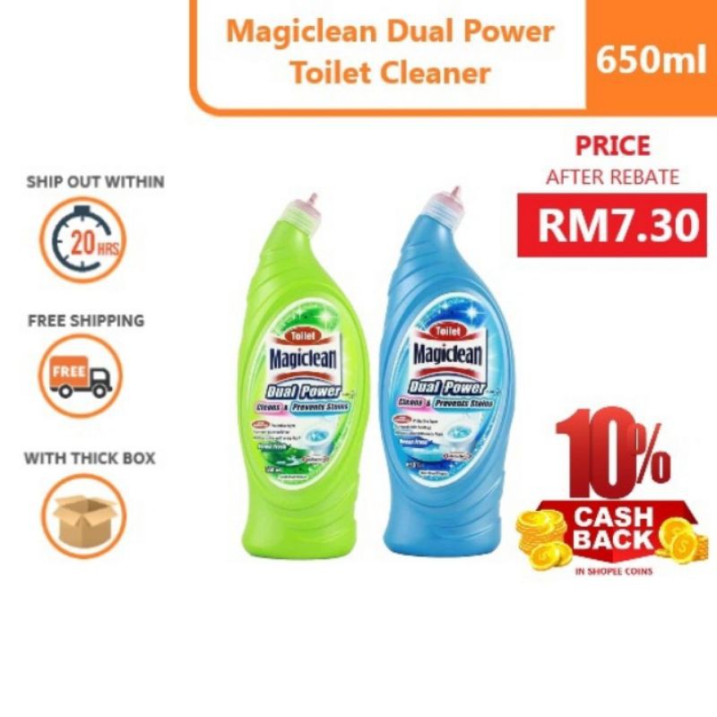 Magiclean Dual Power Toilet Cleaner 650ml | Shopee Malaysia