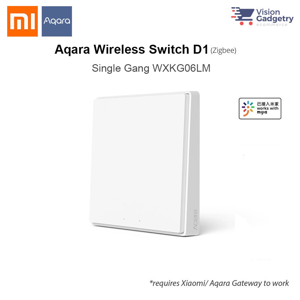 Xiaomi Aqara D1 Mijia Smart Home Switch Wireless Switch Single Gang ...