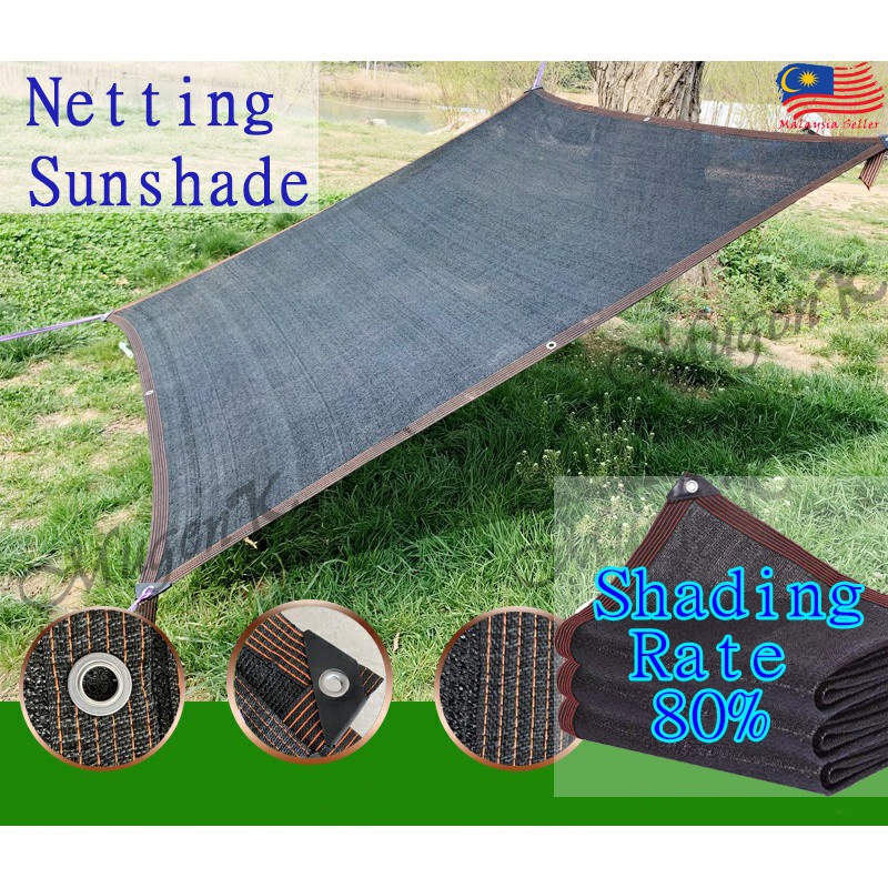 Orchid Netting Sunshade Netting Garden Mesh Sunblock Cover 80% (2x2M ...