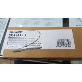 SHARP ORIGINAL DX-25ATBA DX-25AT-BA BLACK TONER CARTRIDGE FOR DX-2000U ...