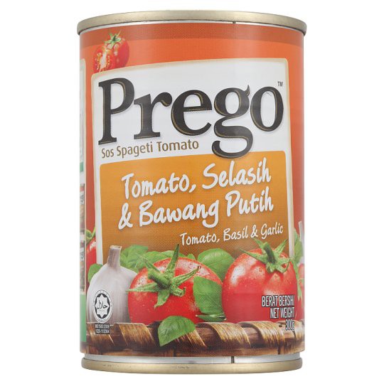 Prego Tomato, Basil & Garlic Tomato Spaghetti Sauce 300g | Shopee Malaysia