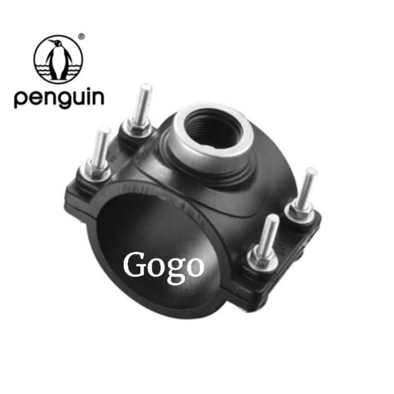Penguin hdpe poly clamp saddle 50mm, 63mm, 90mm | BeeCost