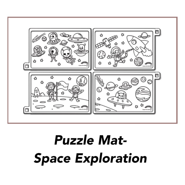 Colour Me Mats (Ready Stock)- Space Exploration | Shopee Malaysia