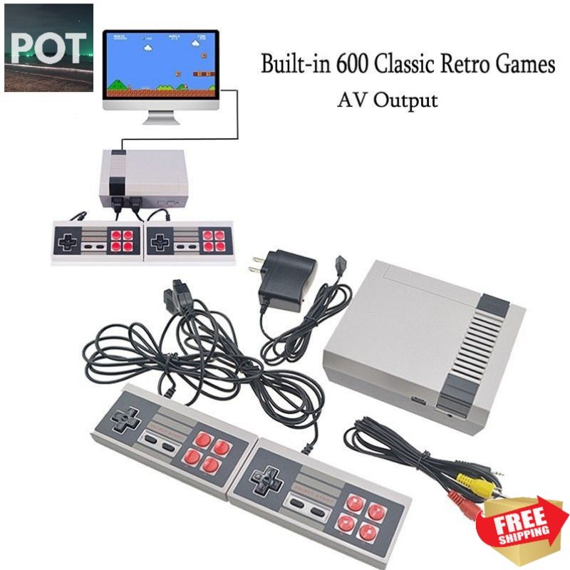 620 Games Built-In Gaming Retro Classic Mini TV Game Console Handheld ...