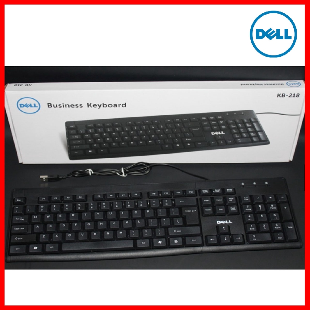 DELL KB-218 USB Keyboard (Black) 100% Original | Shopee Malaysia