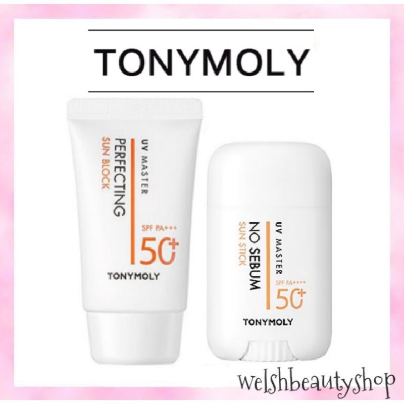 TONYMOLY UV Master Perfecting Sun Block SPF50+ PA+++ 50ml/UV Master No Sebum Sun Stick 22g ...