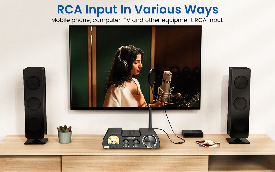 AIYIMA A08 Pro TPA3255 Bluetooth 5.0 Power Amplifier 300Wx2 Stereo ...