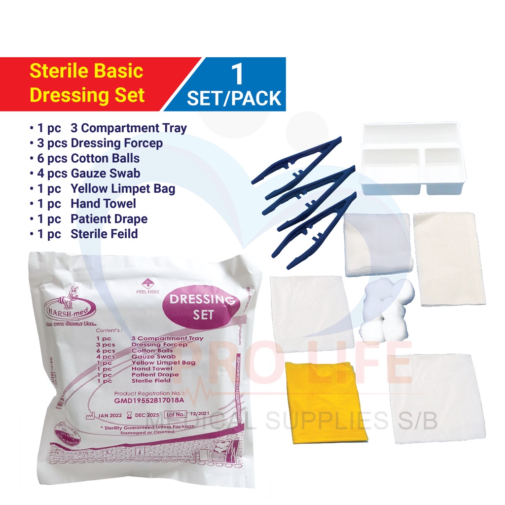 Sterile Basic Dressing Set 1pkt | Shopee Malaysia