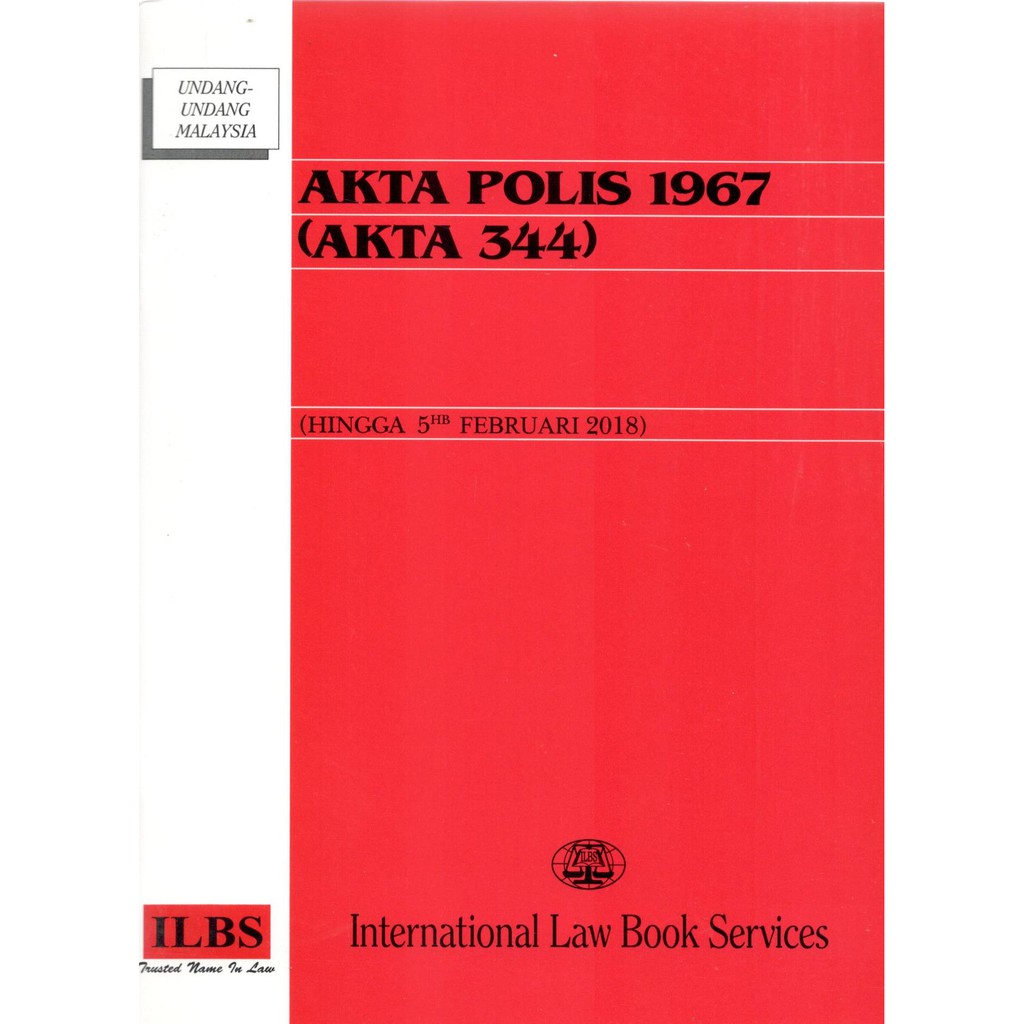 akta polis 1967 (akta 344) | Shopee Malaysia