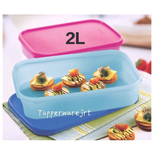 Tupperware Rectangular Shelf Saver 2L x 1pc | Shopee Malaysia