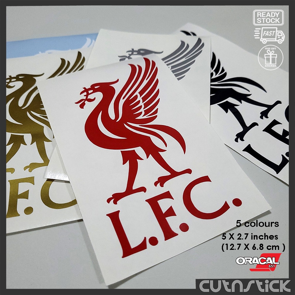 [Ready Stock] [5 inch] LIVERPOOL FC LFC Logo Sticker For Car Motorcycle ...