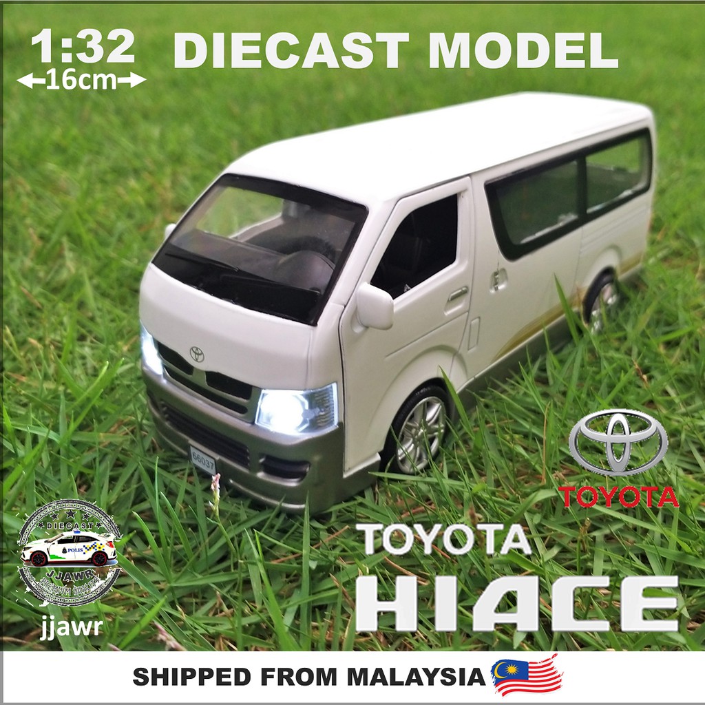 1:32 Toyota Hiace Van Model Diecast Toy | Shopee Malaysia