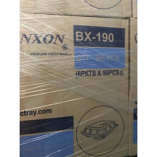 BENXON BX-190 (6pkt X 50pcs)(300pcs) 3 Compartment Disposable Lunch Box ...