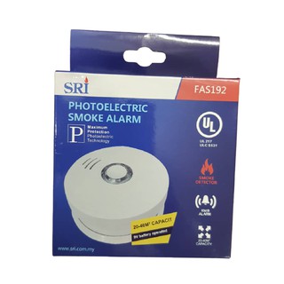 FIRE ALARM SYSTEM SRI PHOTOELECTRIC SMOKE DETECTOR ( BATTERY OPERATED ...
