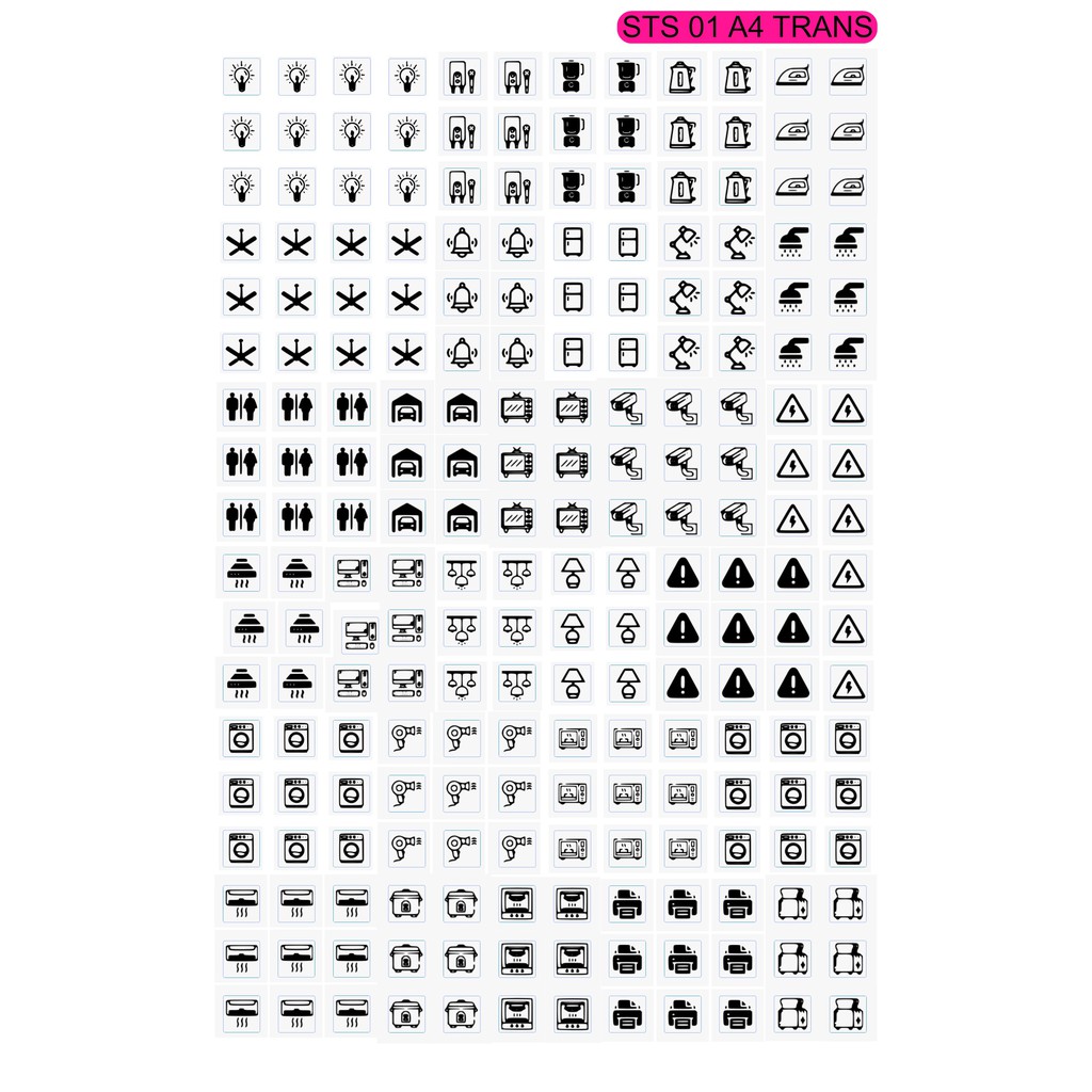 [Ready Stock] Sticker suis/sticker switch icon Suis & Plug (Plug Top ...