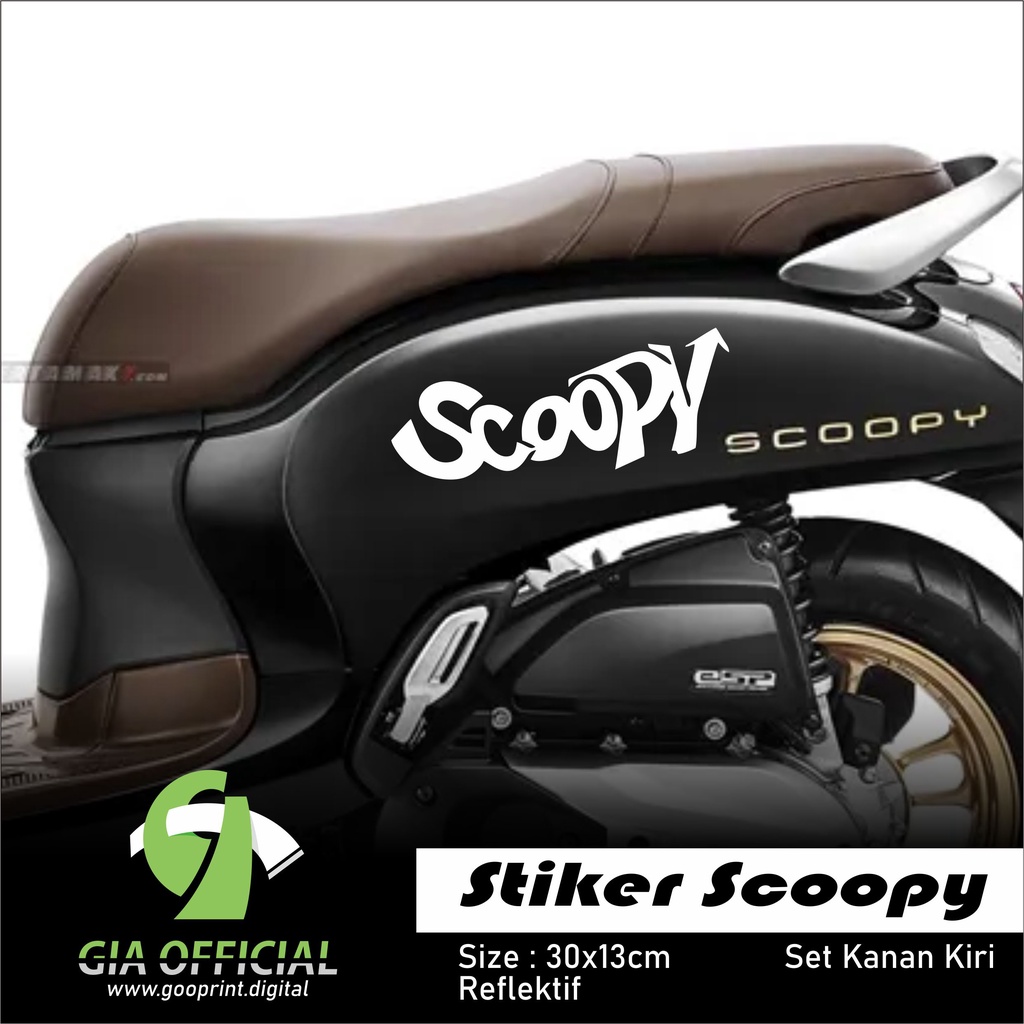 Holographic Reflective Body Scoopy Sticker | Shopee Malaysia