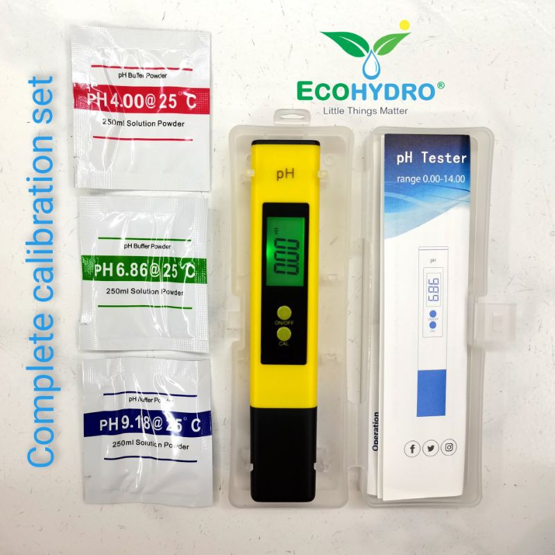 pH meter hydroponics fertigasi hidroponik hydroponic aquarium akuarium ...