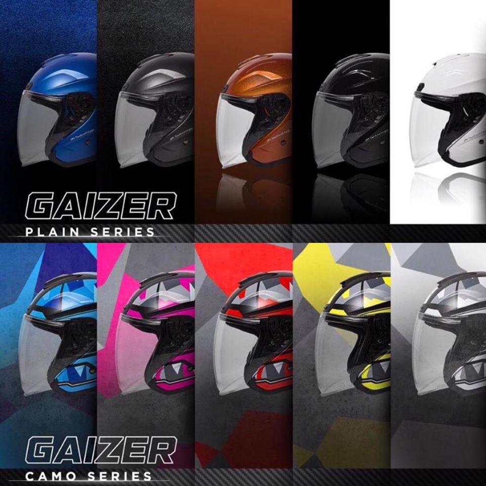 GRACSHAW G838 GAIZER SOLID HELMET | Shopee Malaysia