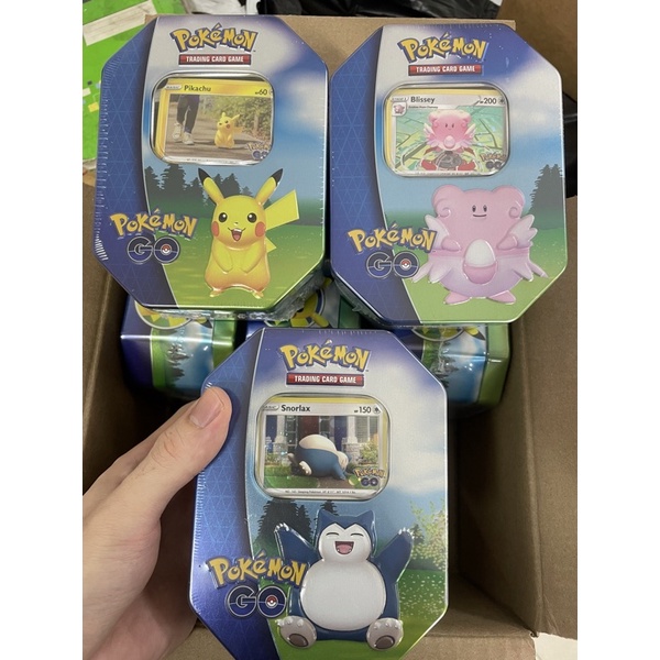 Pokemon TCG pokemon Go Tin (1 set 3 Tins) | Shopee Malaysia