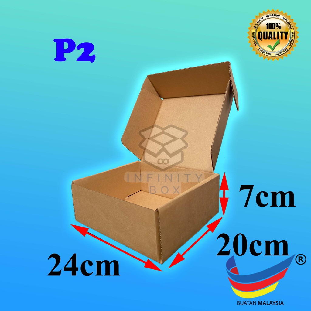 P2-DIE-CUT BOX PACKAGING | Shopee Malaysia