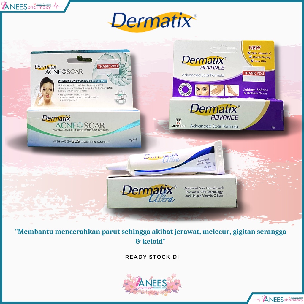 Scar Treatment - Dermatix Advance 9G / Dermatix Ultra Gel 15Gm ...