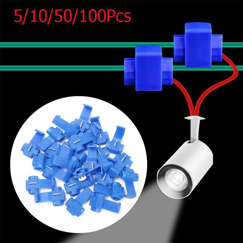 [Ready Stock] 100Pcs Electrical Wire Connector Cable Crimp Splitter ...