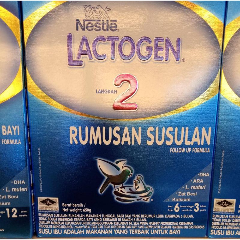 Nestle lactogen langkah 1&2&3 (650g) | Shopee Malaysia