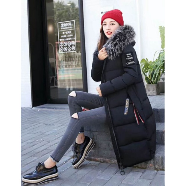 Plus Size M-3XL Down Jacket F2 (1708) Women Autumn Winter Coat With Fur ...