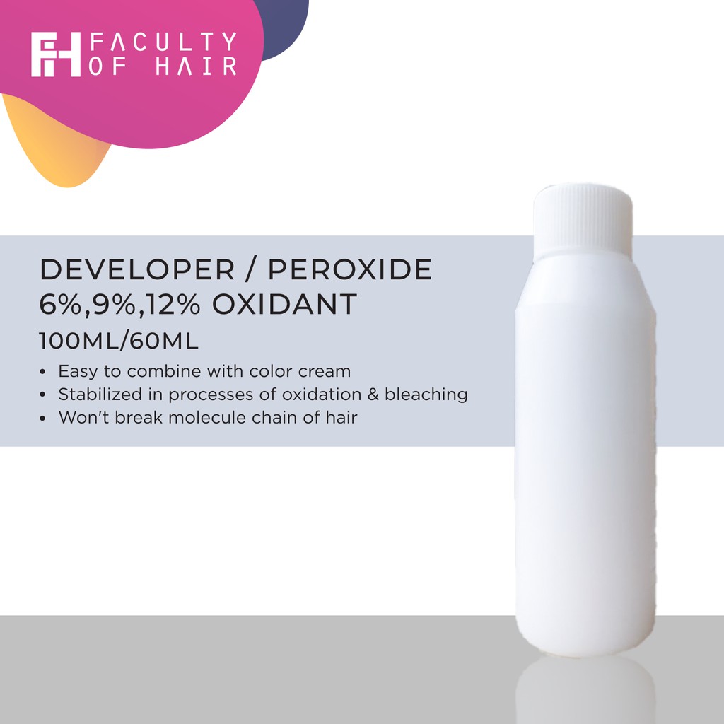 Developer/Peroxide 6%,9%,12% Oxidant (100ml) | Shopee Malaysia