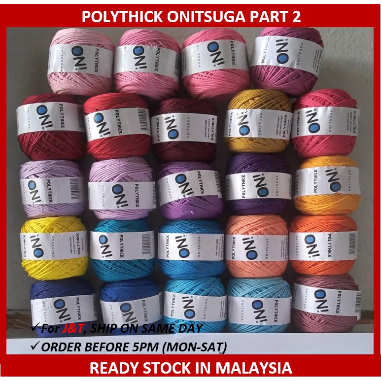 Benang Polythick Onitsuga, Benang Kait Murah | Shopee Malaysia