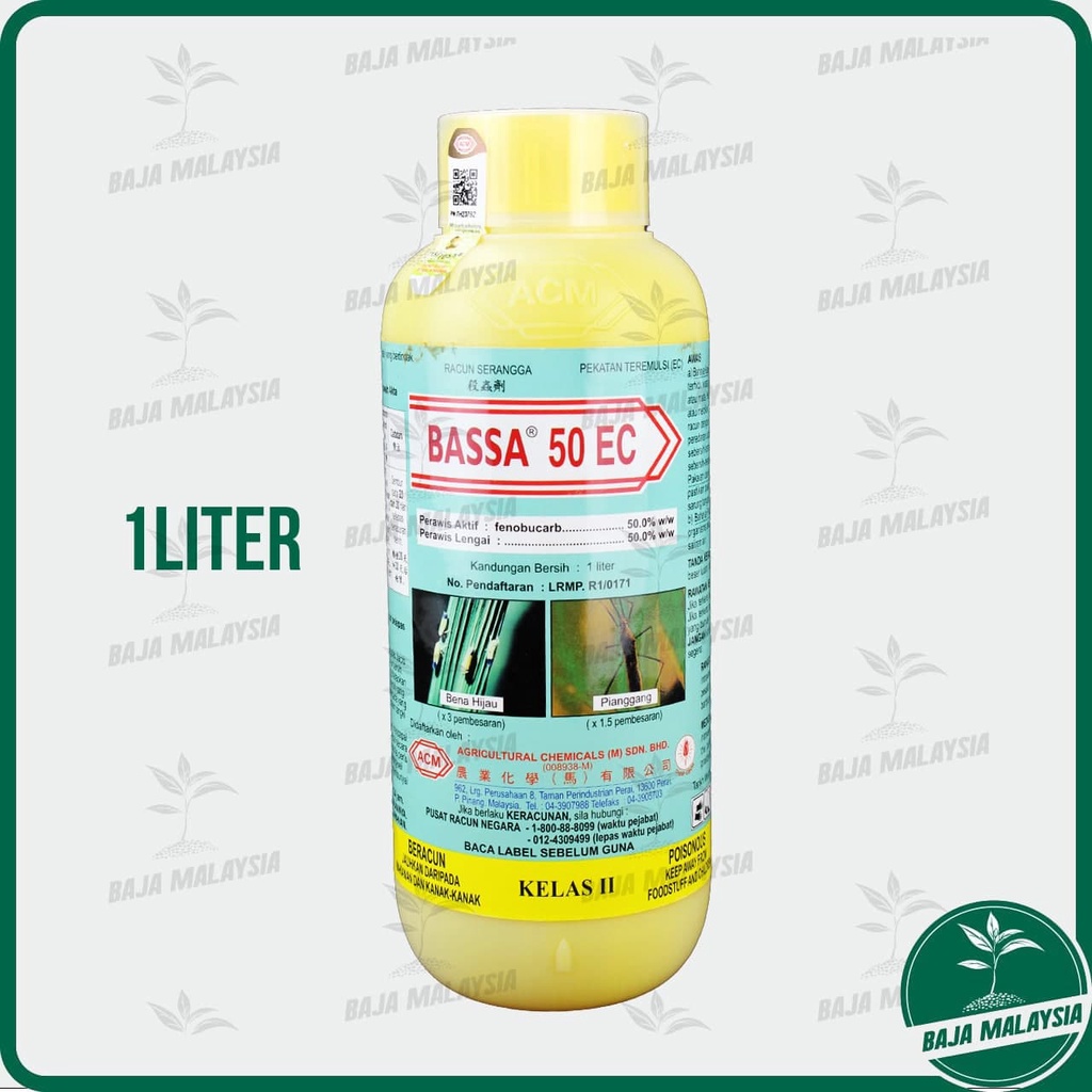 ACM Bassa 50EC Racun Serangga Pianggang Bena Belalang 1 Liter | Shopee Malaysia