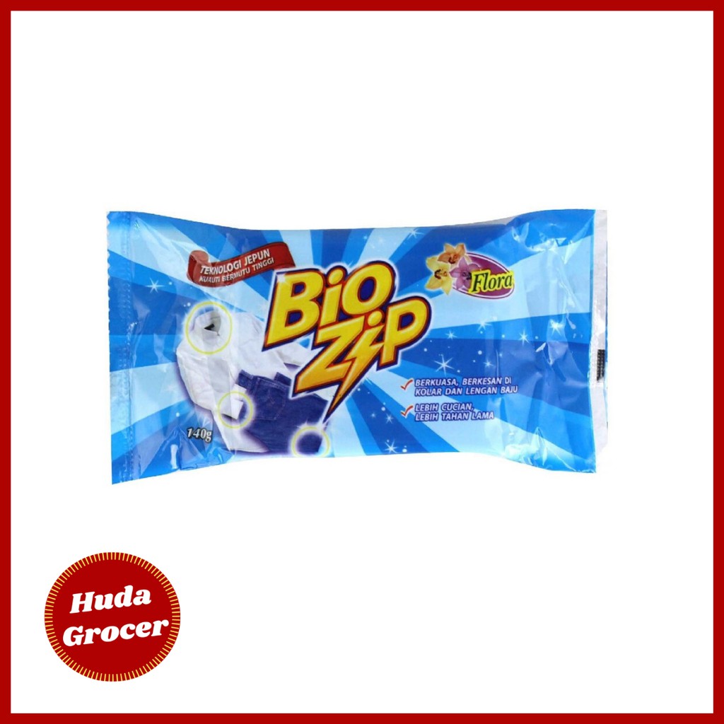Bio Zip Detergent Bar Flora 140g | Shopee Malaysia