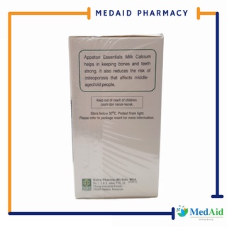 Appeton Essentials Milk Calcium 120 tablets | Shopee Malaysia