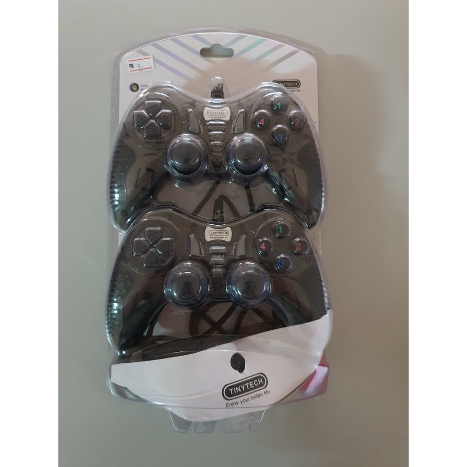 Brand New Preloved [UNUSED] ~*~ TINYTECH USB Controller Joystick Double ...