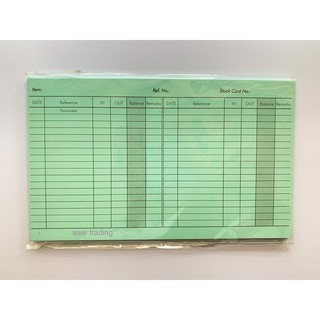 STOCK CARD 200mm x 121mm (30pcs) / KAD STOK | Shopee Malaysia