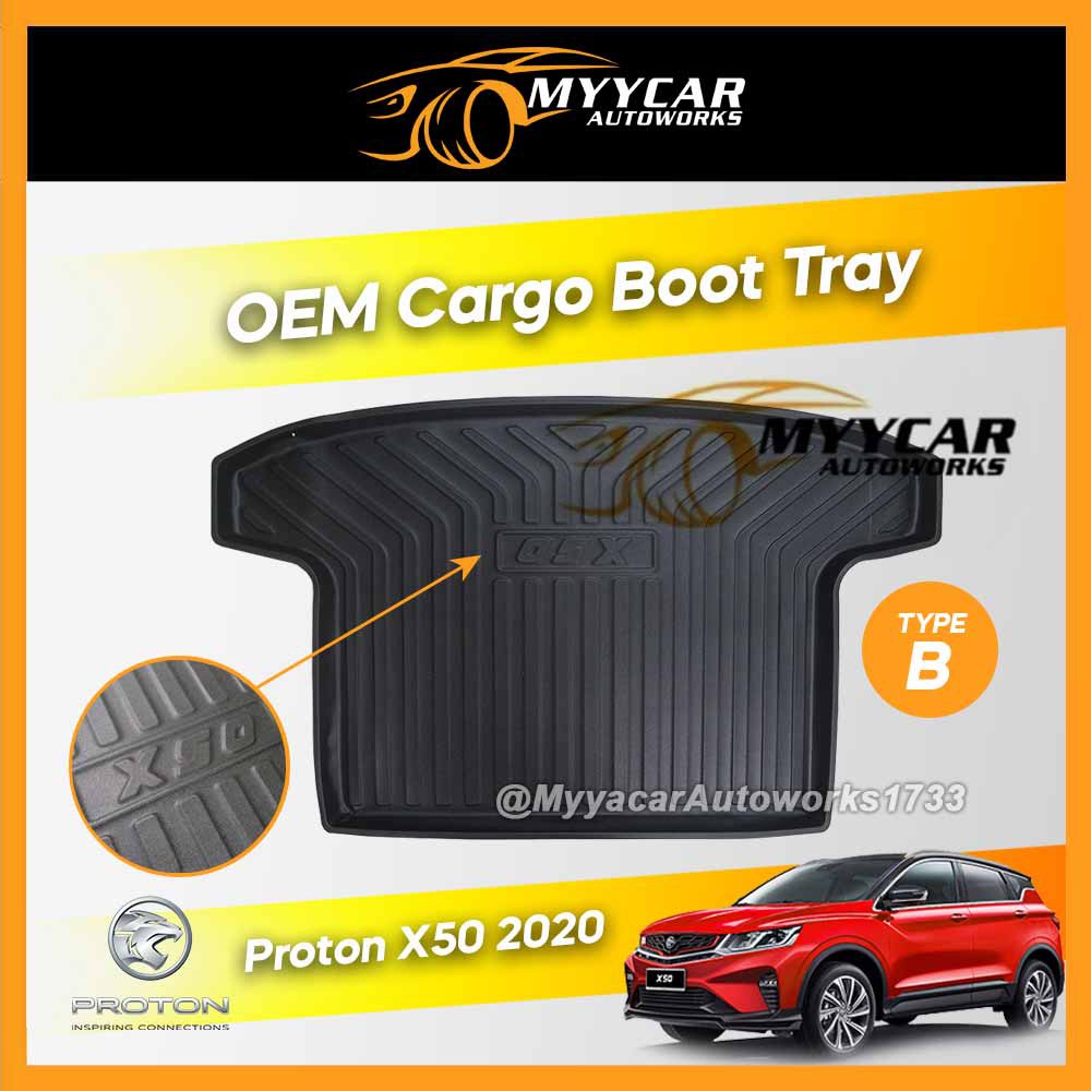Proton X50 2020-2021 OEM Cargo Boot Tray (Type B) | Shopee Malaysia
