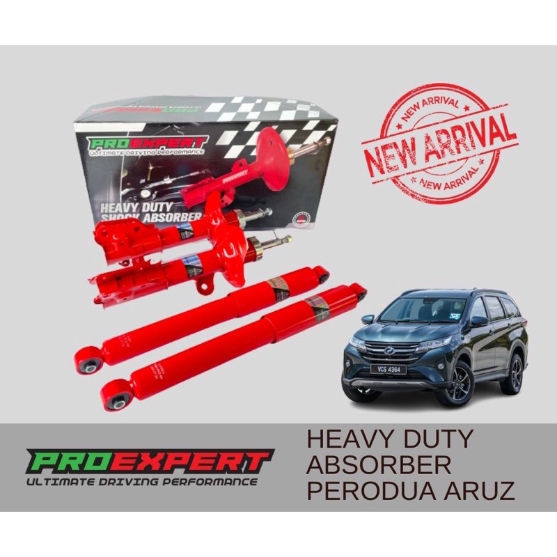 Perodua Aruz Absorber heavy duty pro expert/Spring sport performance ...