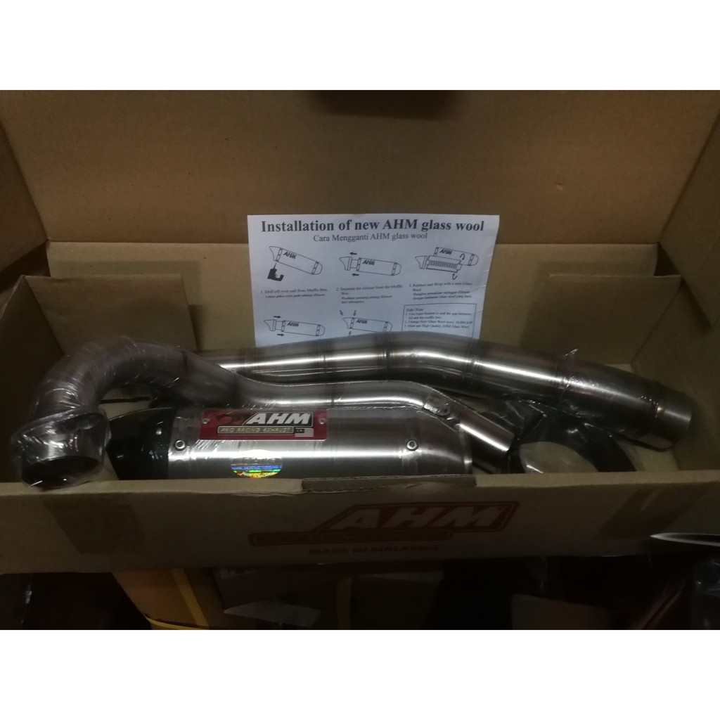 AHM M3 SZR 35MM Y15ZR RACING EXHAUST | Shopee Malaysia