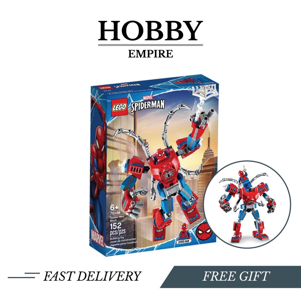 LEGO Spider-Man Mech (76146) *Original LEGO Set Extra Bubble Wrap When ...